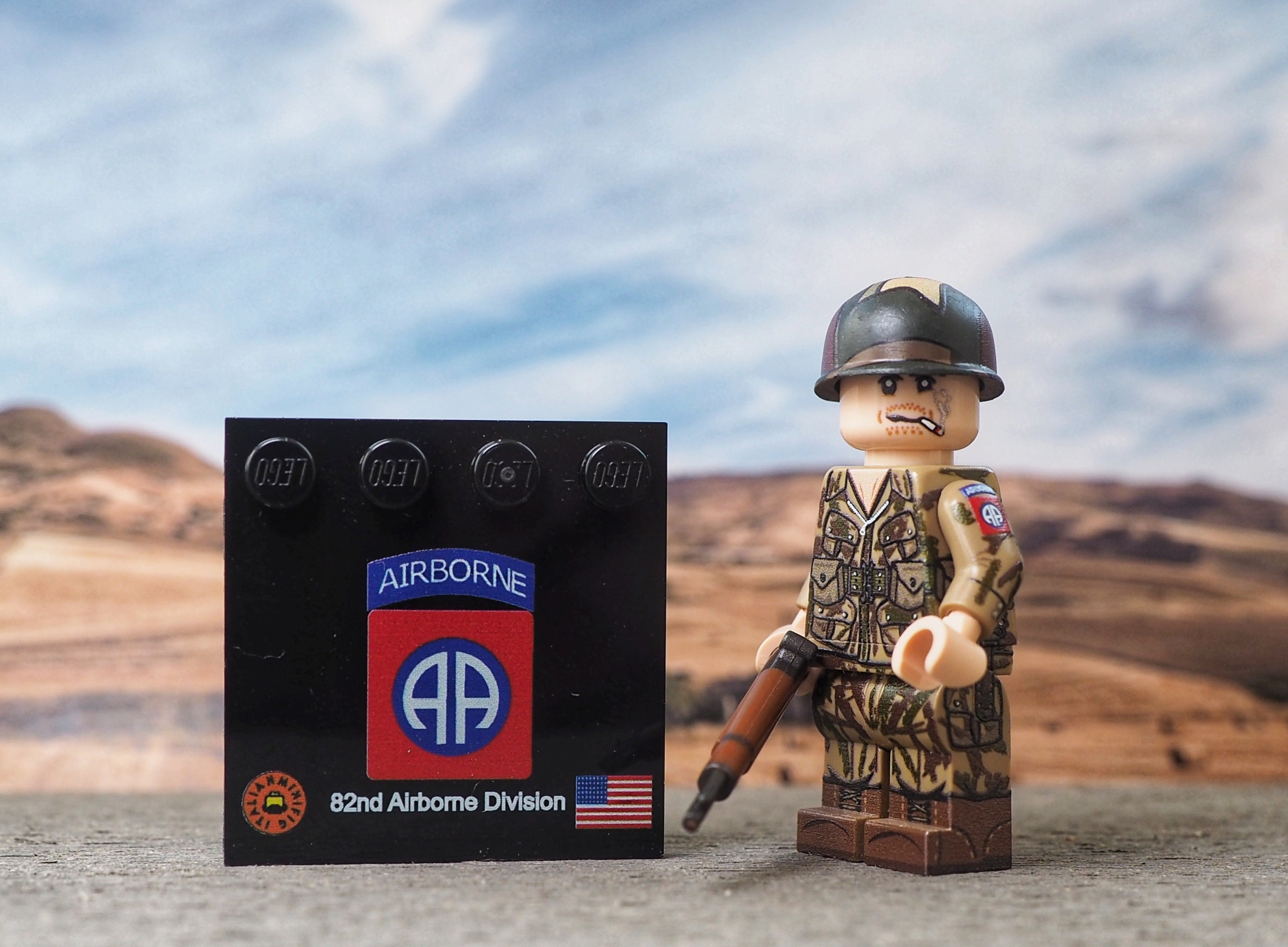 Minifigure Ww2 Custom Lego® 82nd US Airborne Division Operation Husky ...