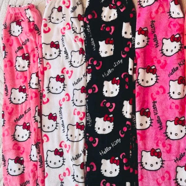 Hello Kittypajamas Pants - Etsy
