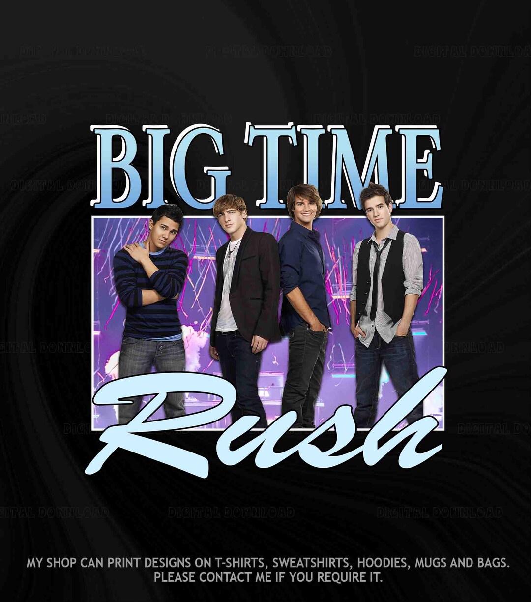 Big Time Rush Png, BTR Vintage Big Time Rush Forever Png, Digital ...