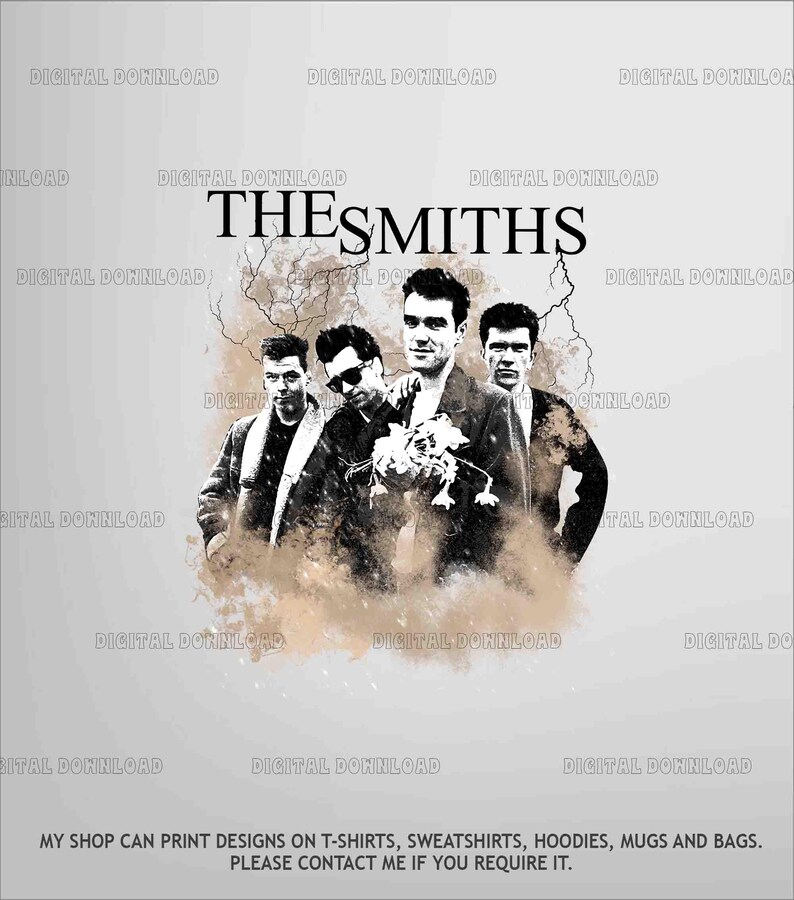 The Smiths Band Png Bundle, the Smiths 90s Svg, Smiths Album Graphic ...