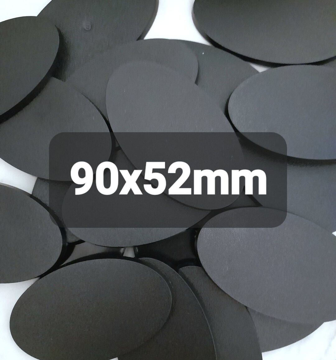 Wargaming 90x52mm 0val Plastic Miniature Bases , Warhammer 40K, Age of ...