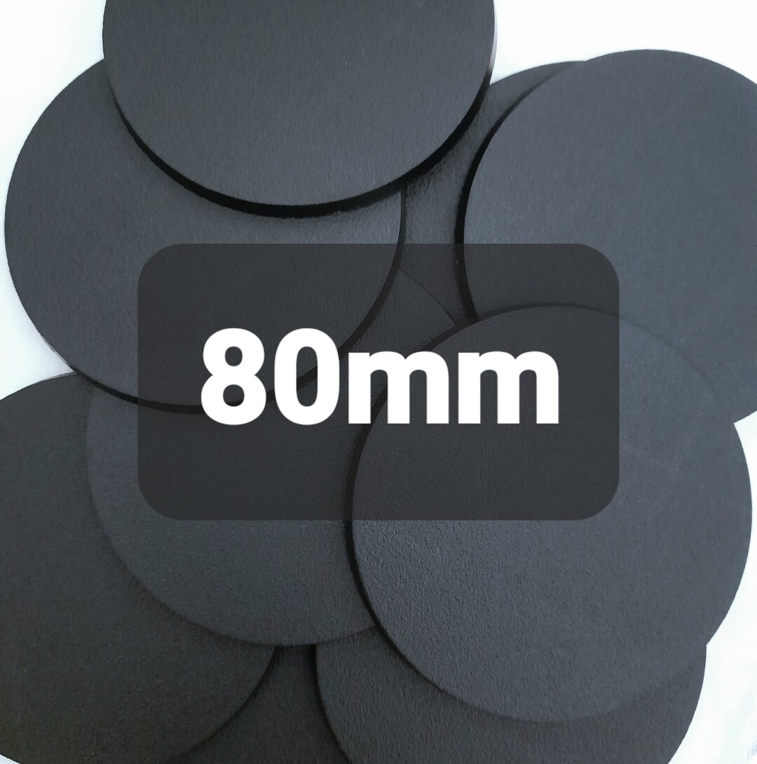 Wargaming 80mm Round Plastic Miniature Bases , Warhammer 40K, Kill Team ...