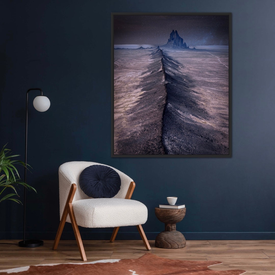Shiprock New Mexico Print Desert Wall Decor Shiprock Wall Art Ship Rock ...