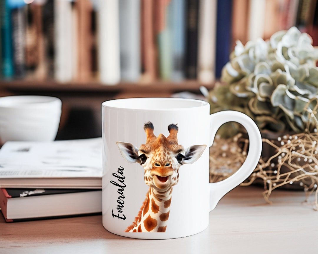Giraffe Personalized Mug, Giraffe Lover Mug, Giraffe Mug, Birthday Gift ...