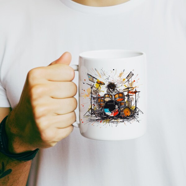 Drummer Coffee Mug - Etsy