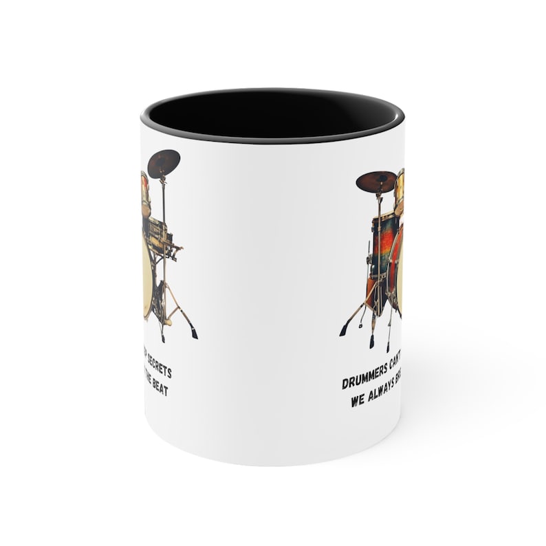 Color Mug, Personalized Drum Mug, Birthday Gift, Drum Player Gift ...