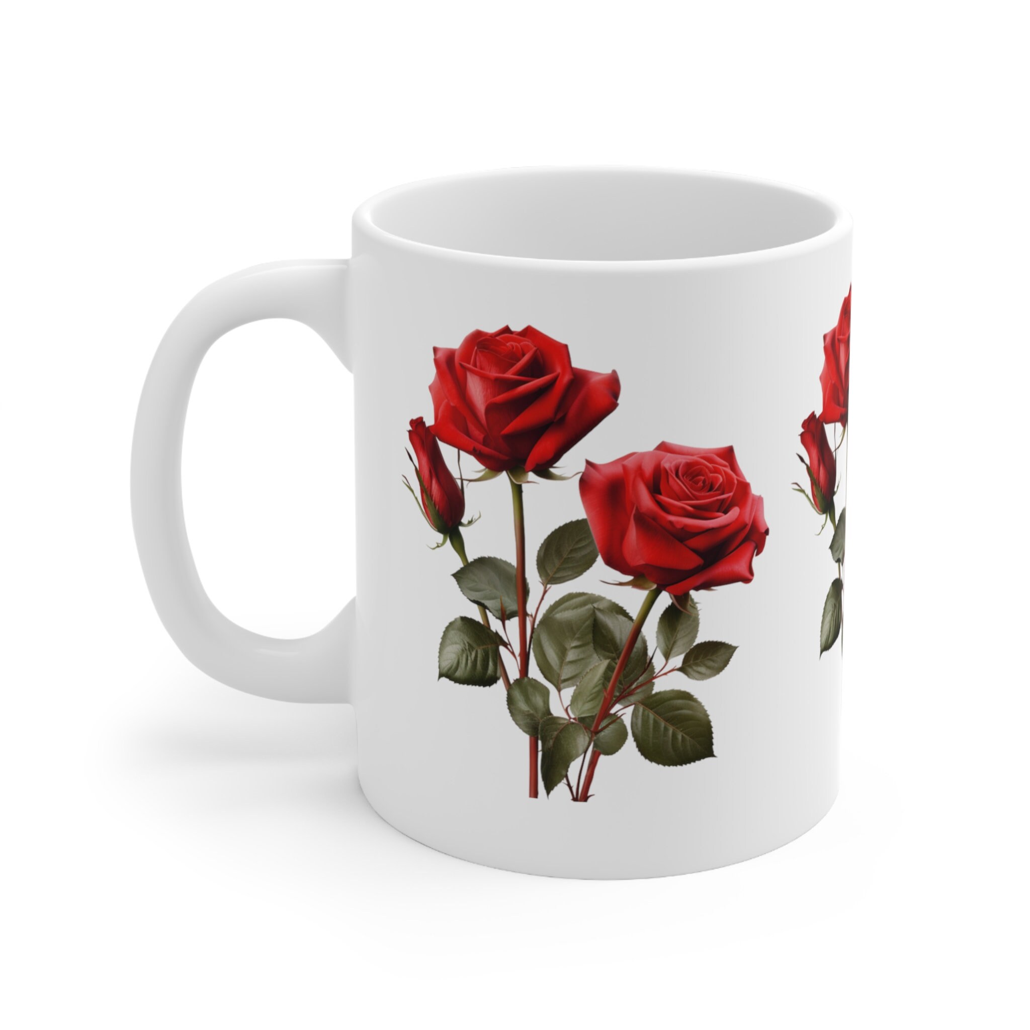 Rose Mug, Rose Love Mug, Rose Lover Mug, Birthday Gift, Gift for Her ...