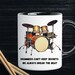 Color Mug, Personalized Drum Mug, Birthday Gift, Drum Player Gift ...