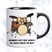 Color Mug, Personalized Drum Mug, Birthday Gift, Drum Player Gift ...