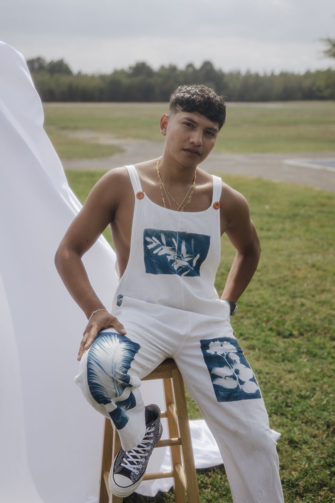 Custom Cyanotype Overalls - Etsy