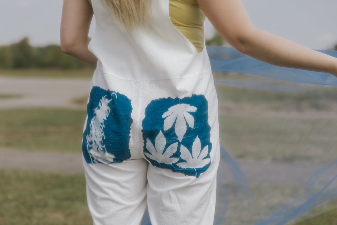 Custom Cyanotype Overalls - Etsy