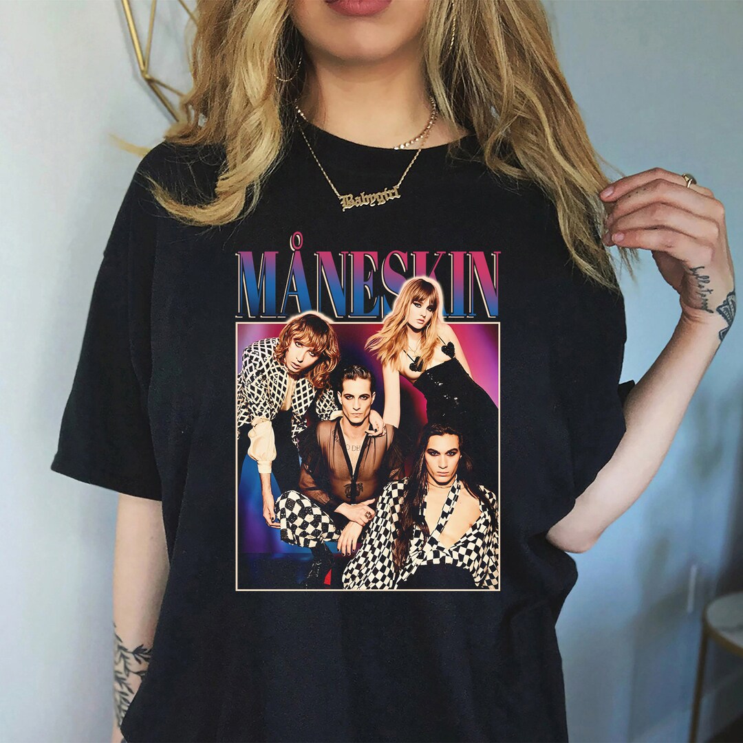 Måneskin Tour SVG, Måneskin Band Design Png, chemise graphique de la ...