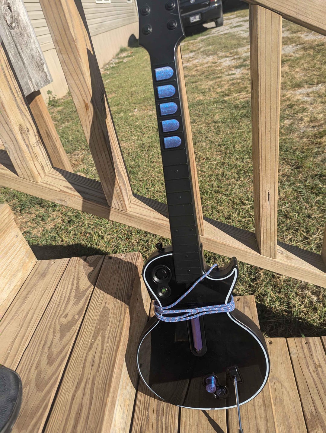 Modded Guitar Hero/clone Hero Les Paul Mechanical Fret Controller Clone ...