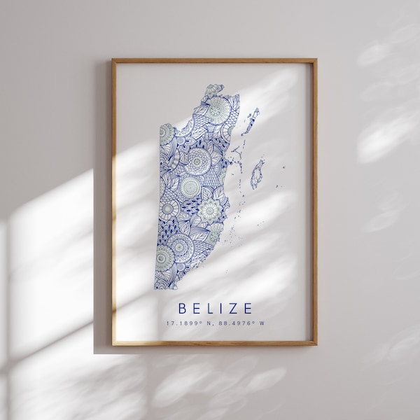 Belize Poster - Etsy