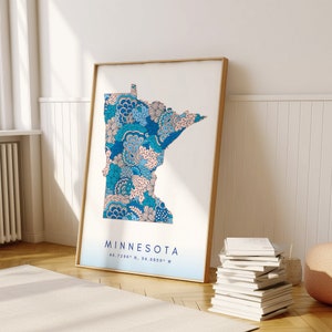 Minnesota State Map for Office, Home, & Gift - Minnesota State Travel ...