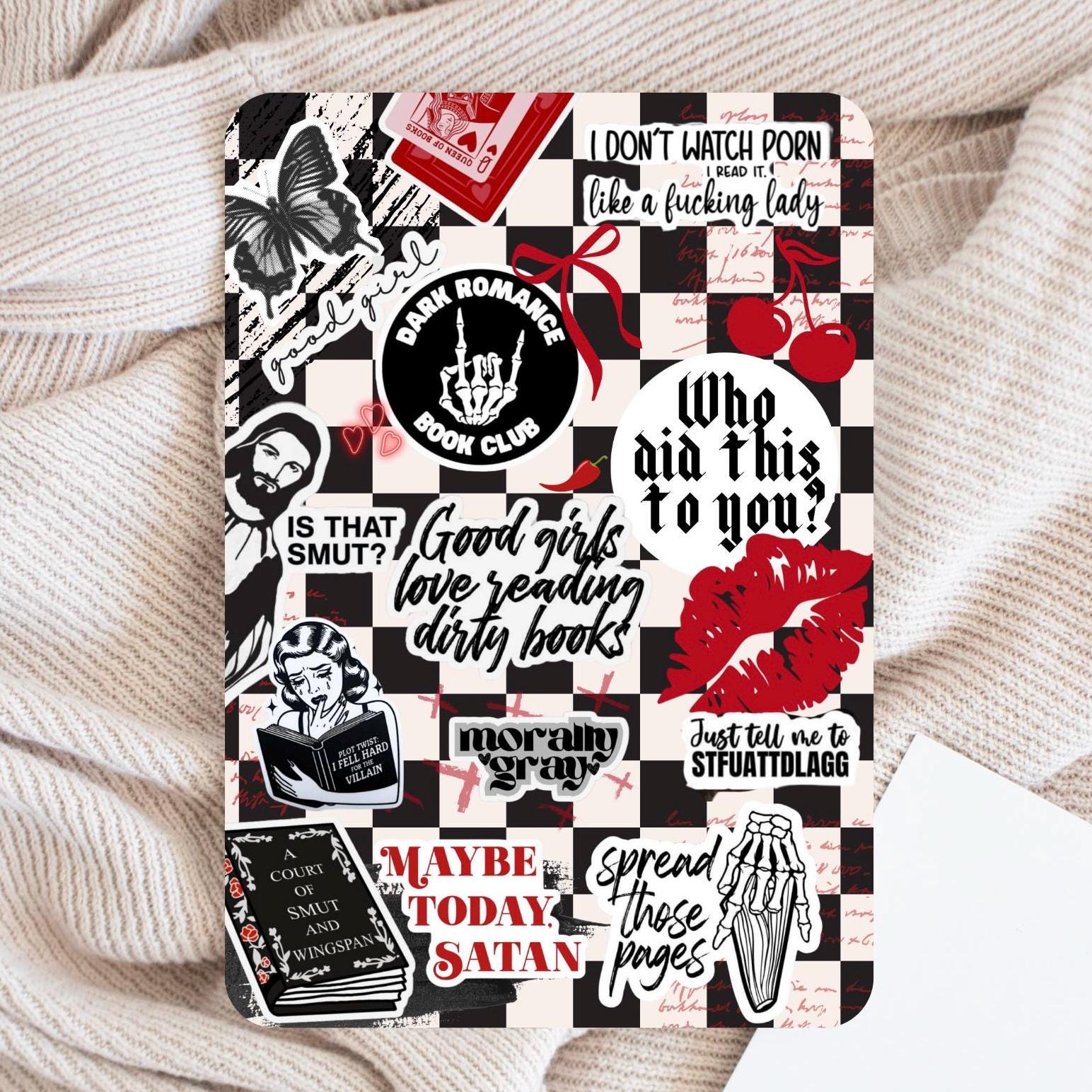 Booktok Kindle Inserts, Kindle Stickers, Dark Romance Kindle Inserts ...