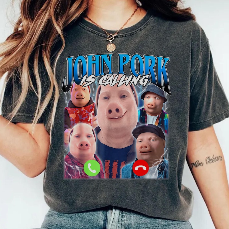 John Pork is Calling Shirt - Etsy
