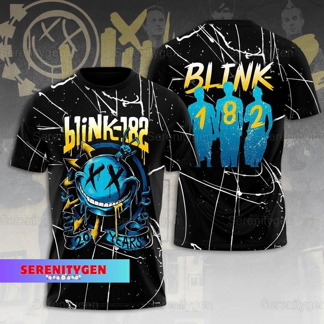 Christmas Blink 182 Tshirt Blink 182 20 Years Unisex Tshirt - Etsy