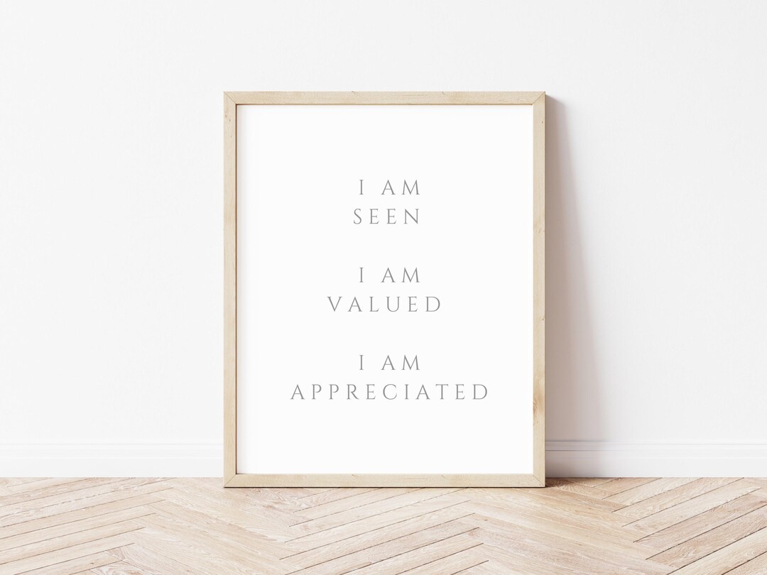 Feng Shui Fame & Recognition Art Printable, I Am Seen Valued ...