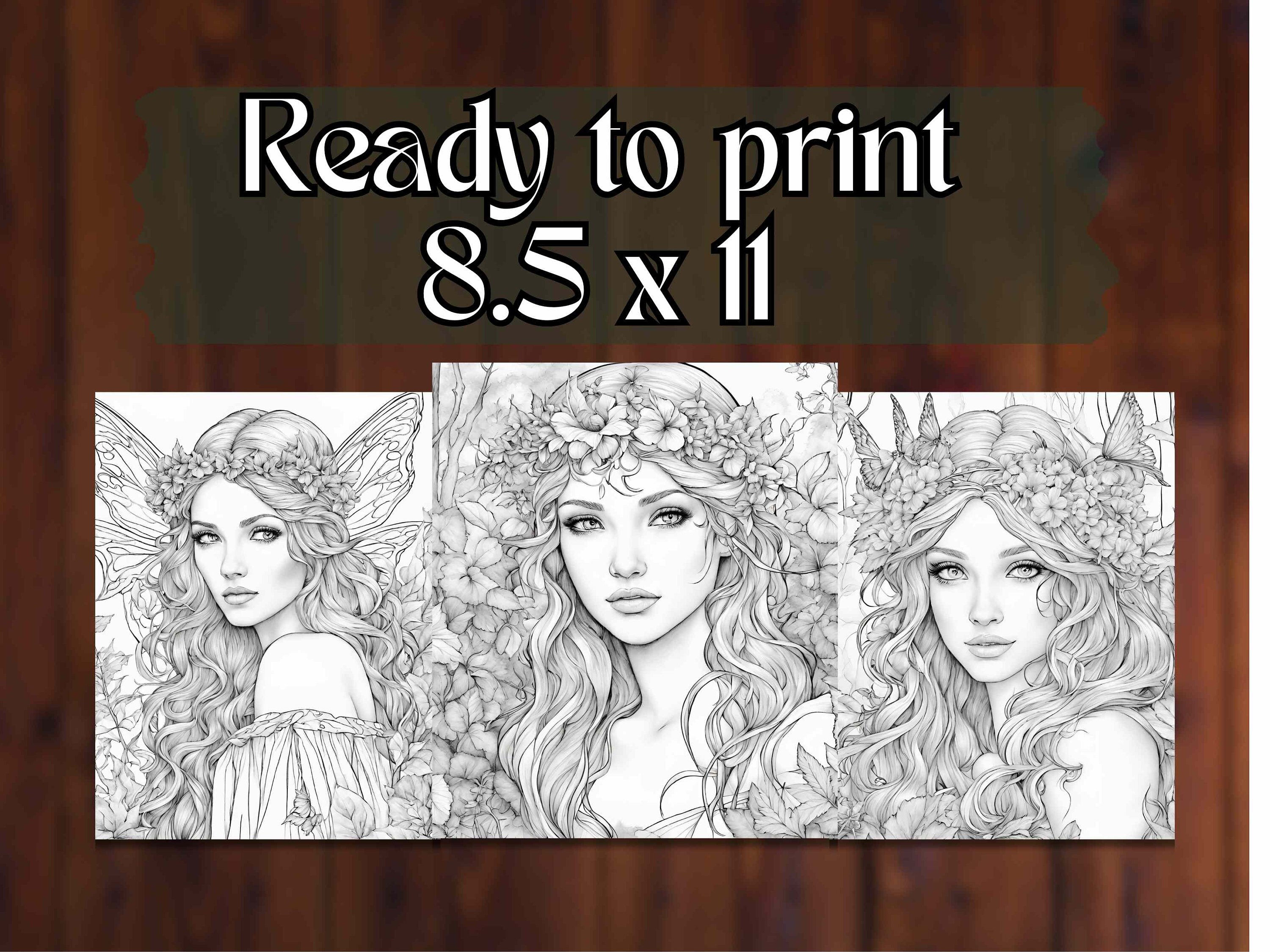 Enchanted Woods: A Forest Fairy Coloring Adventure, 20 Forest Fairy ...