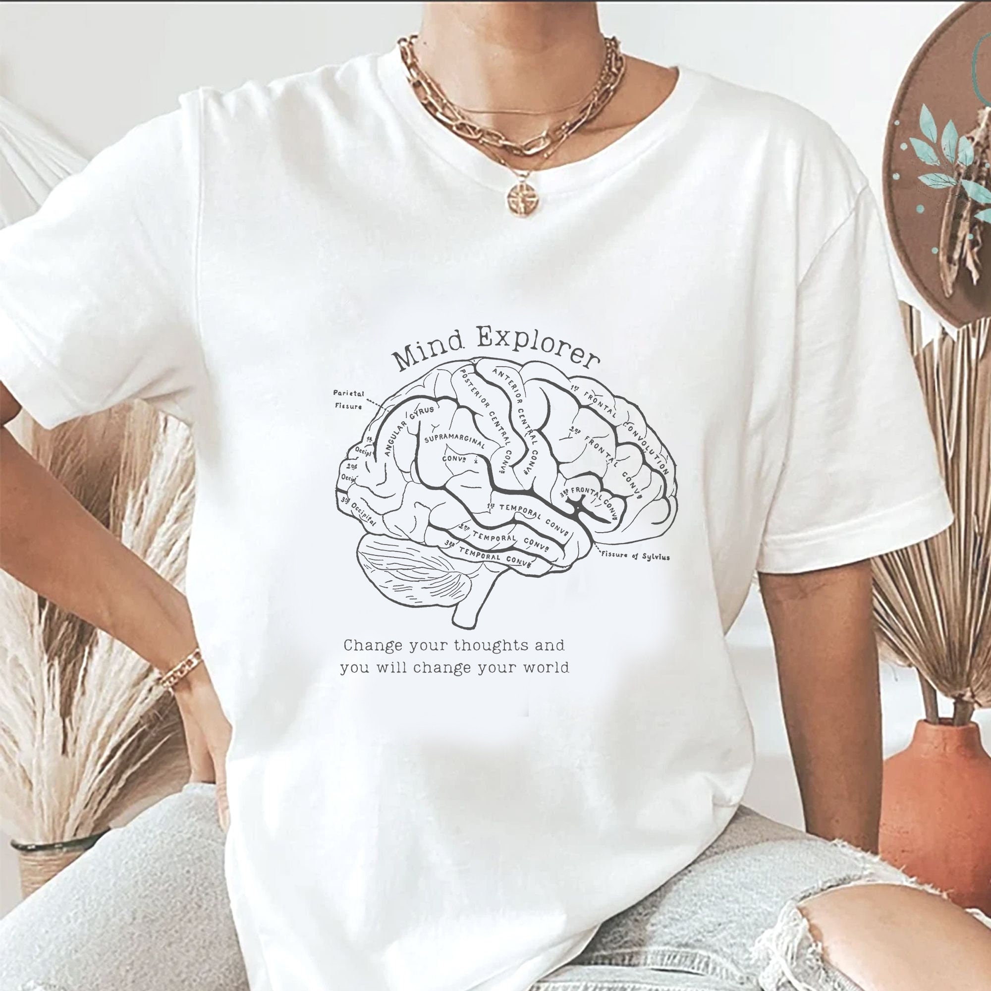 Brain Anatomy Shirt Funny Nurse Shirts Psychologist Shirt - Etsy
