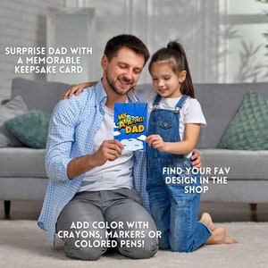 Baseball Dad Fathers Day Card, Printable Card From Son, Baseball ...