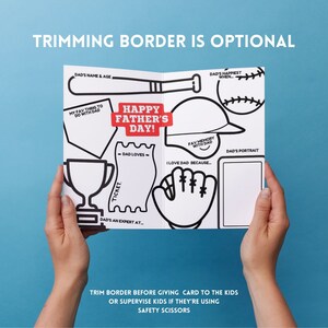 Baseball Dad Fathers Day Card, Printable Card From Son, Baseball ...