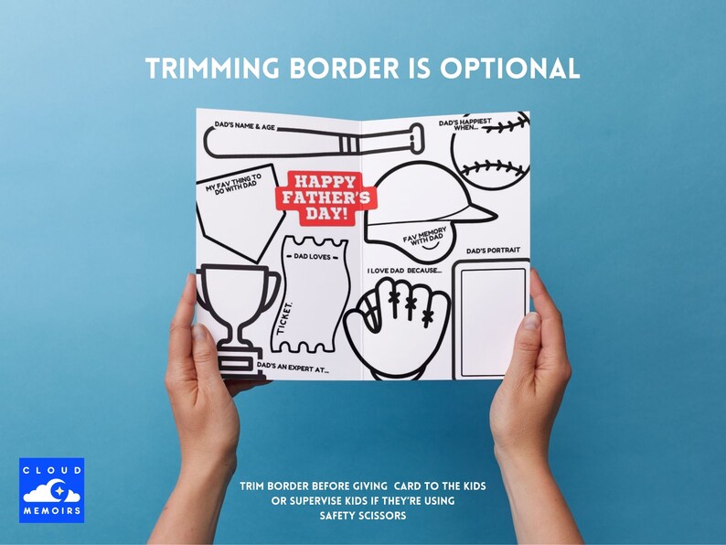 Baseball Dad Fathers Day Card, Printable Card From Son, Baseball ...