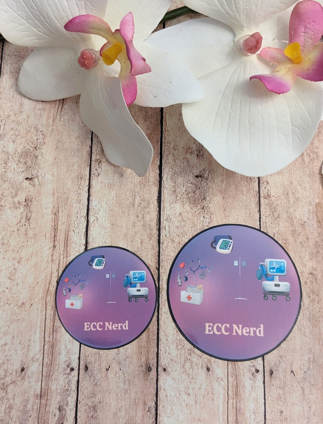 ECC Nerd Sticker, Emergency and Critical Care, Veterinary and Medical ...