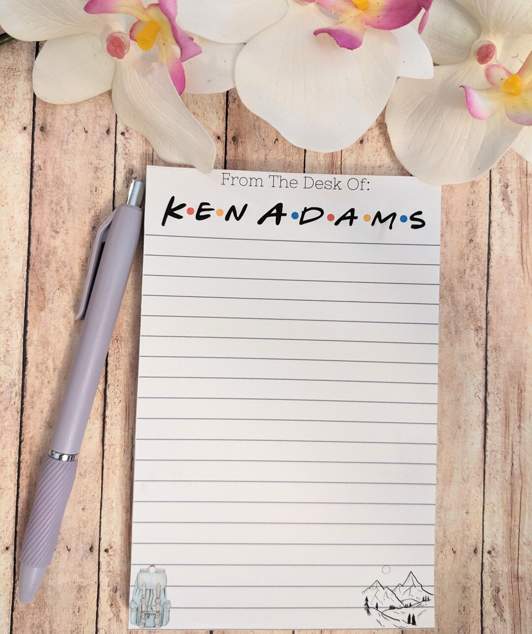 Ken Adams Friends 4x6 Memo Notepad| Fun Desktop Stationery| Gift for ...
