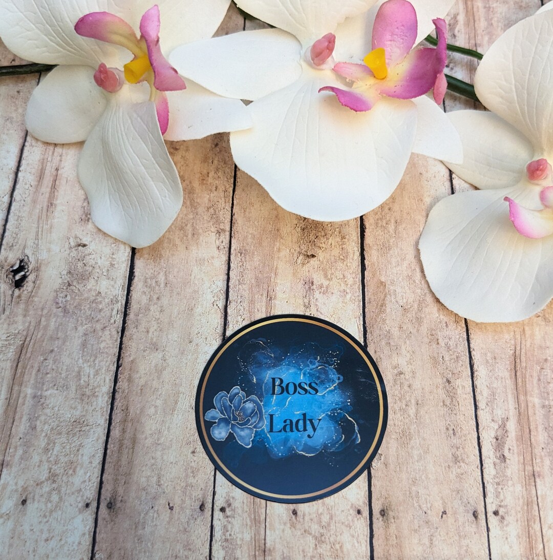 Boss Lady Sticker, Bosses Sticker, for Manager, Business Owner, Own It ...