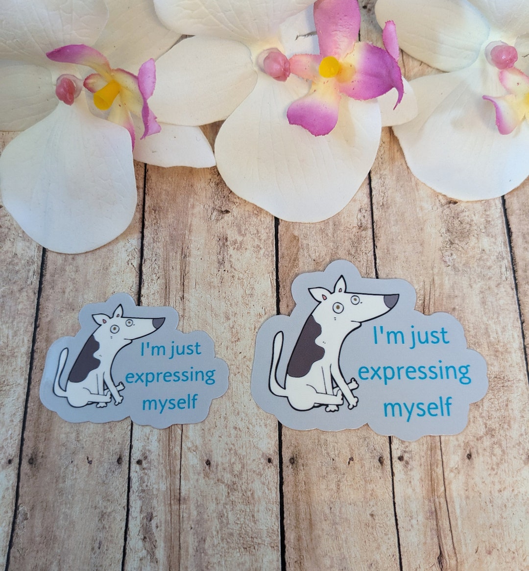 Expressing Myself Sticker, Self Expression Sticker, for Vet Techs, Vet ...