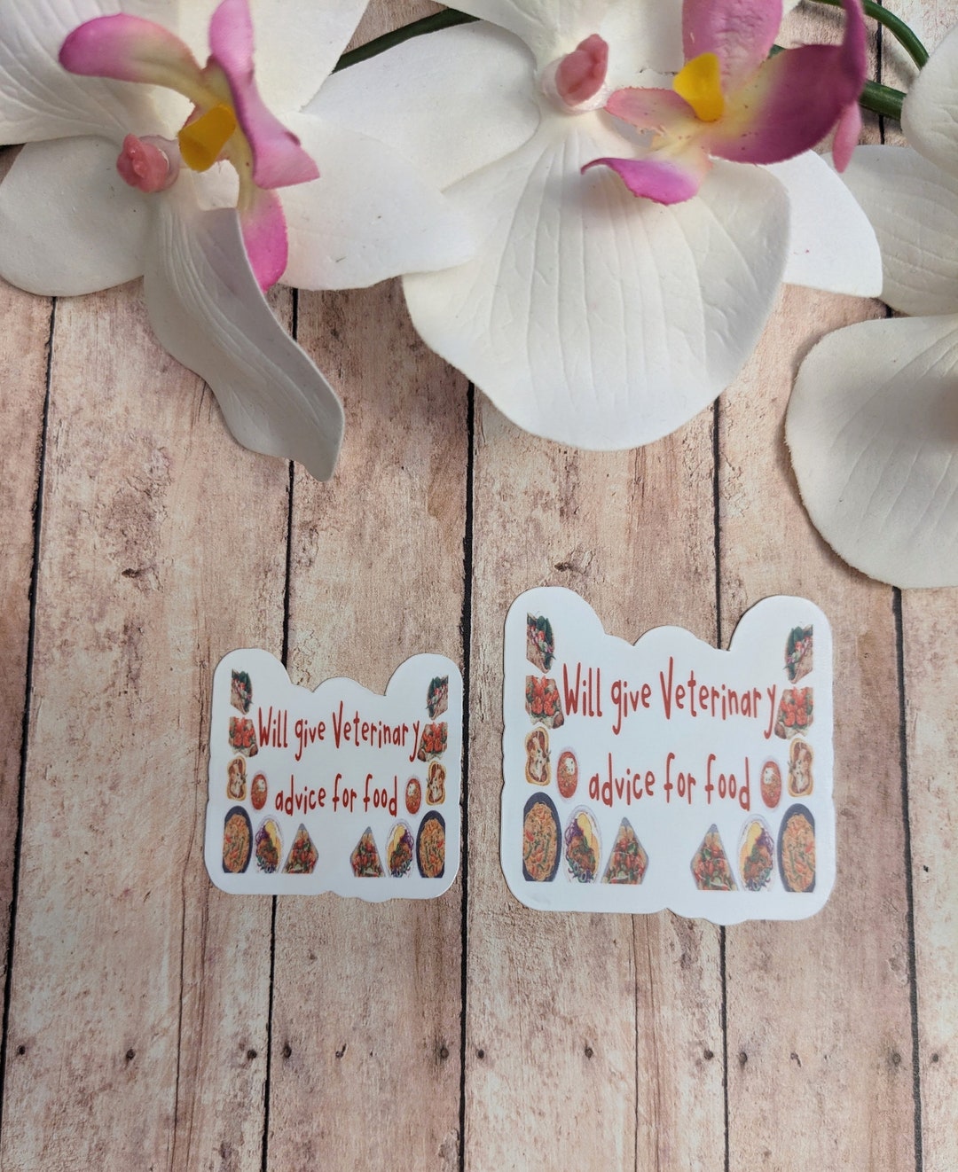Funny Vet Med Advice Sticker - Etsy