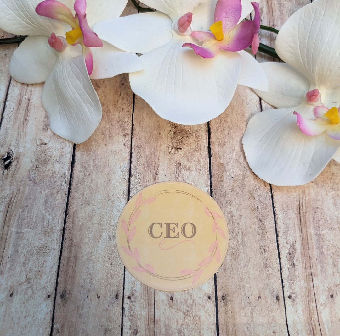 CEO Sticker, for Managers, for Owners, Manifesting Sticker ...