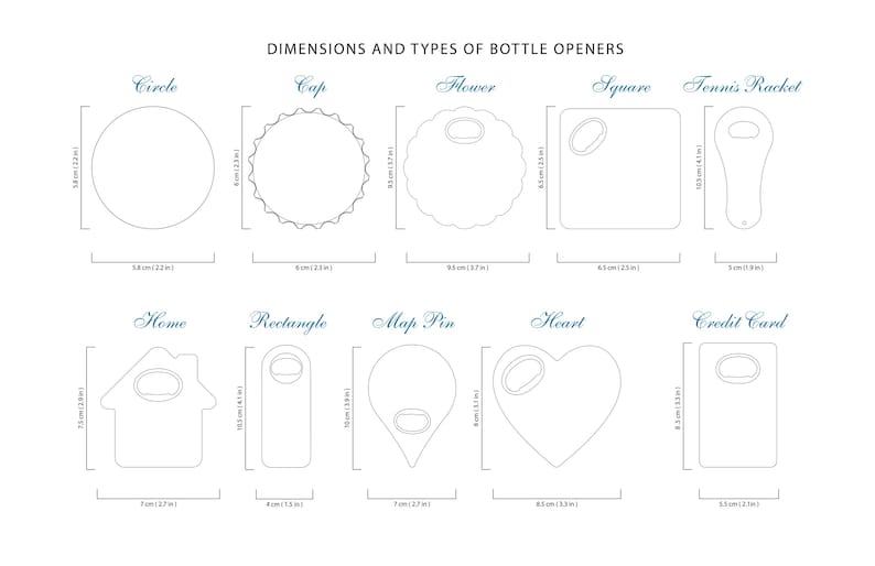 Personalized Heart Magnet Bottle Opener Wedding Favors, Custom Guest ...