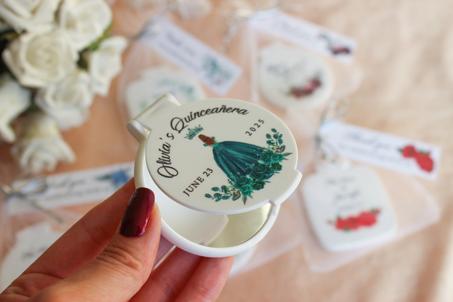 Sweet 16 Favors for Guests, Pocket Mirror Party Favors - Etsy