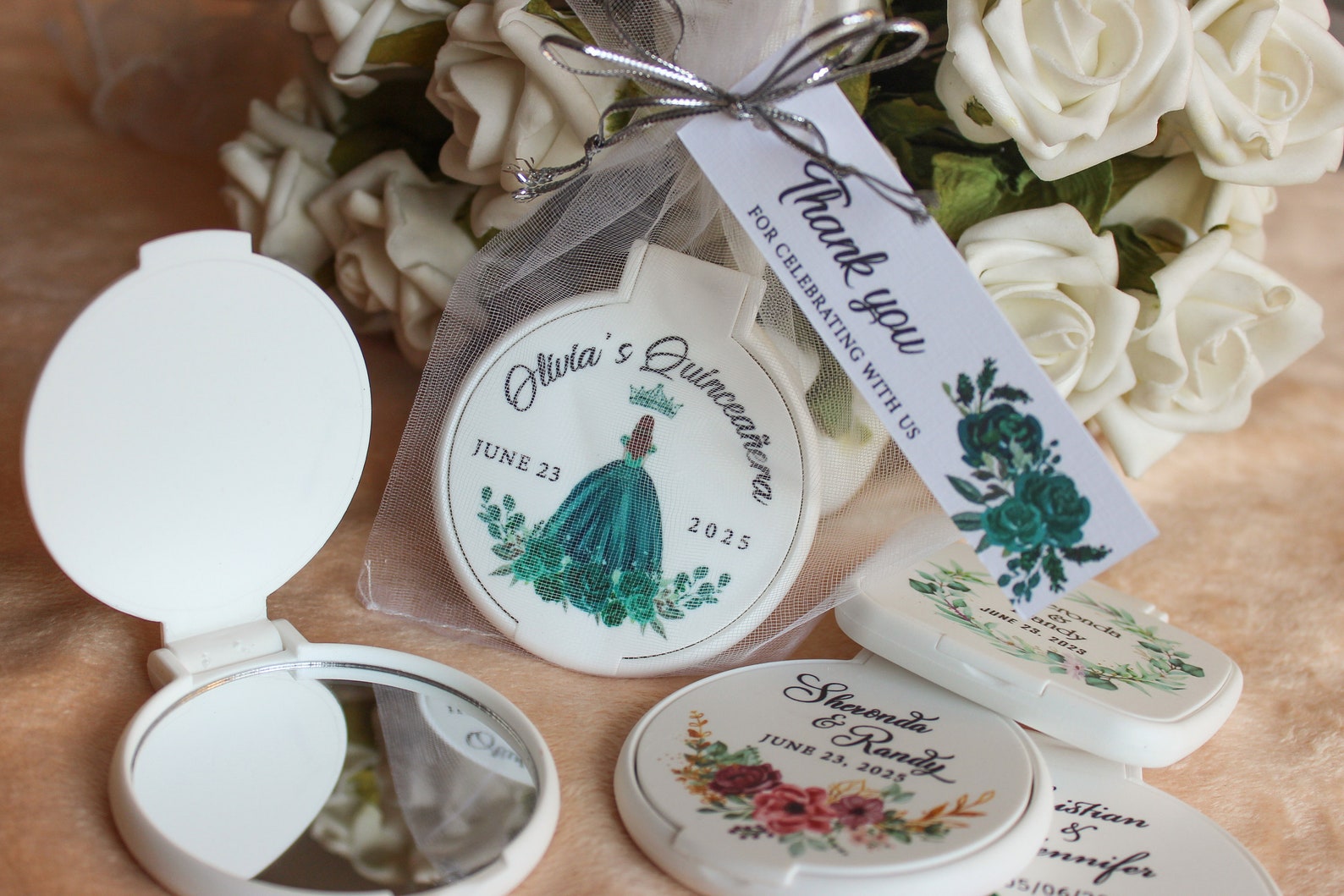 Sweet 16 Favors for Guests, Pocket Mirror Party Favors - Etsy