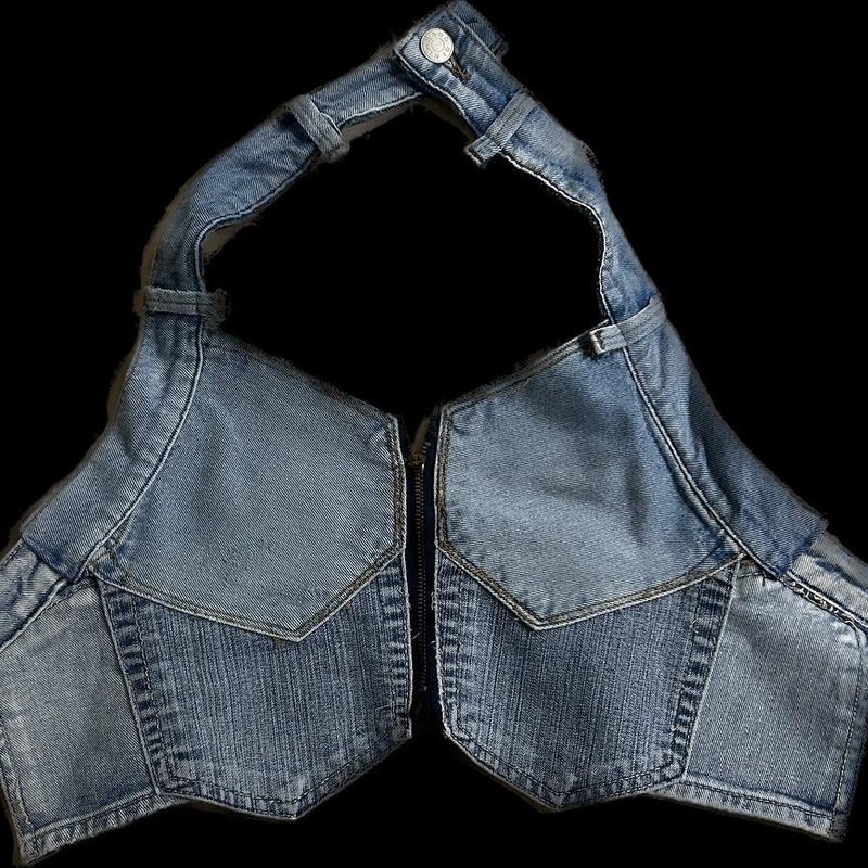 Patchwork Halter Top - Etsy