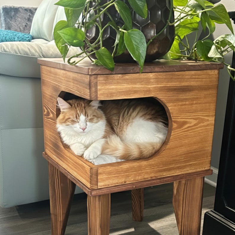 Cat Bed End Table - Etsy