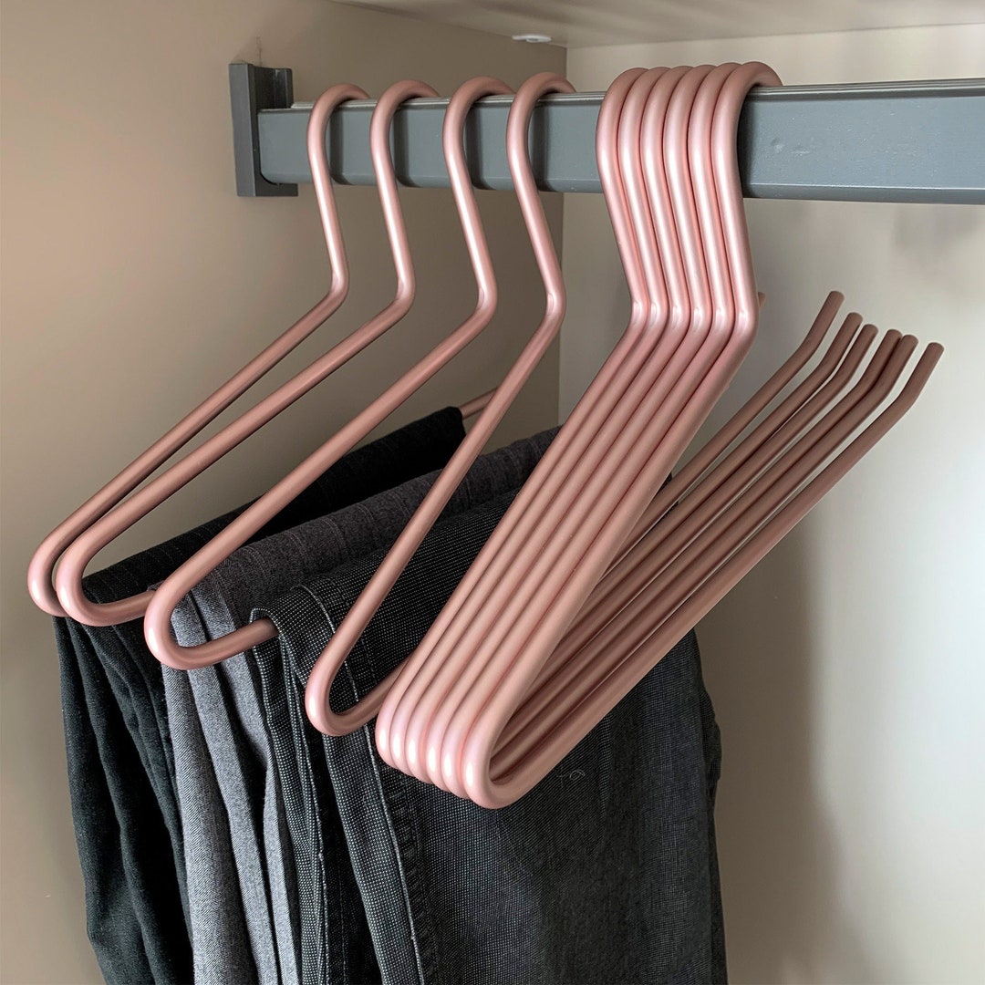 Aluminum Open Ended Pants Hangers: Non-slip Trousers Scarf Hangers, 10 ...