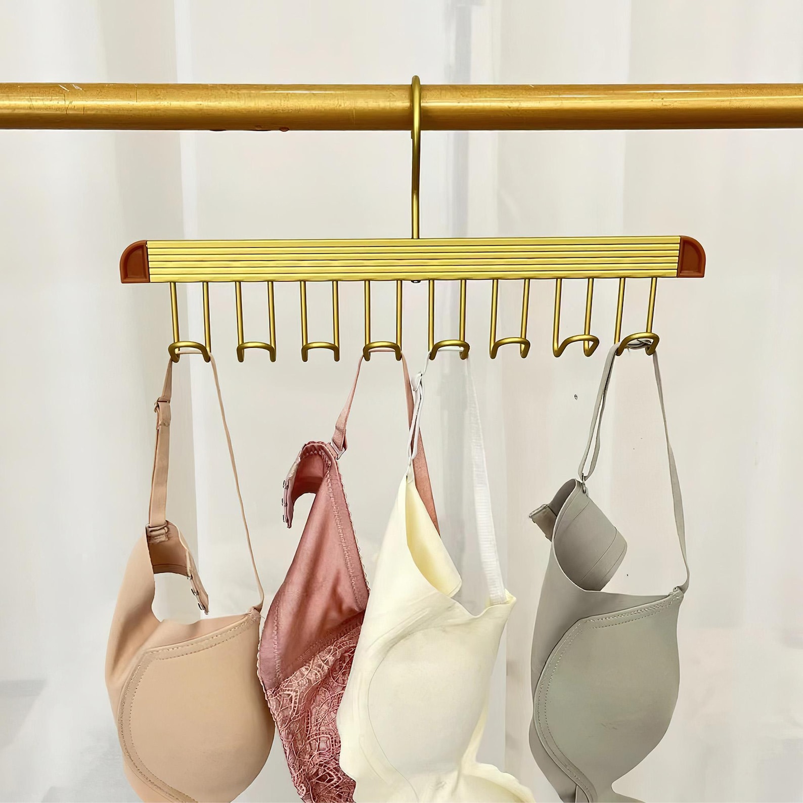 Metal Tank Top Hanger,aluminium Bra Hanger for Closet, Closet Organizer ...