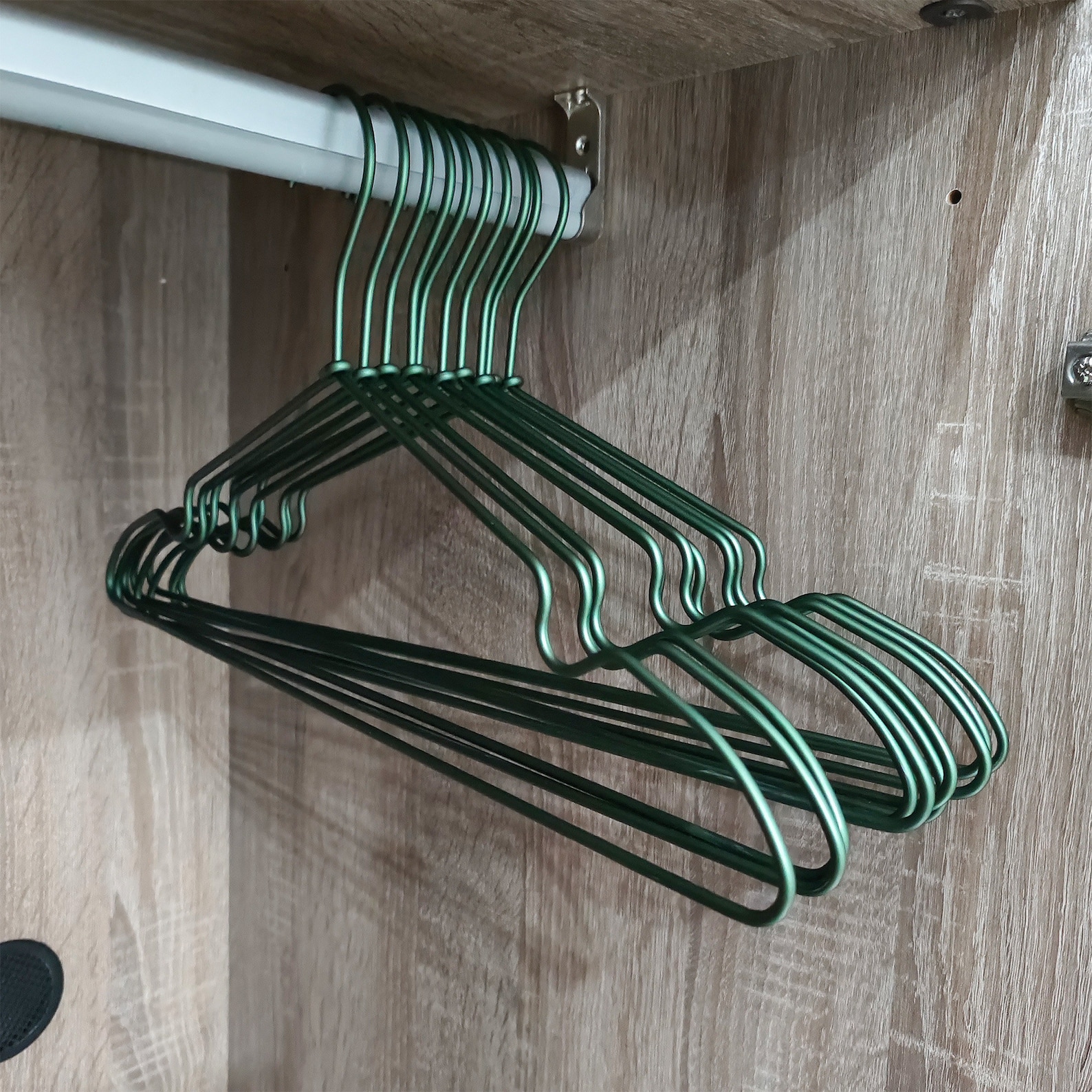 10 PCS Wire Tank Top Hangers ,aluminium Ultra Clothes Hangers, Wardrobe ...