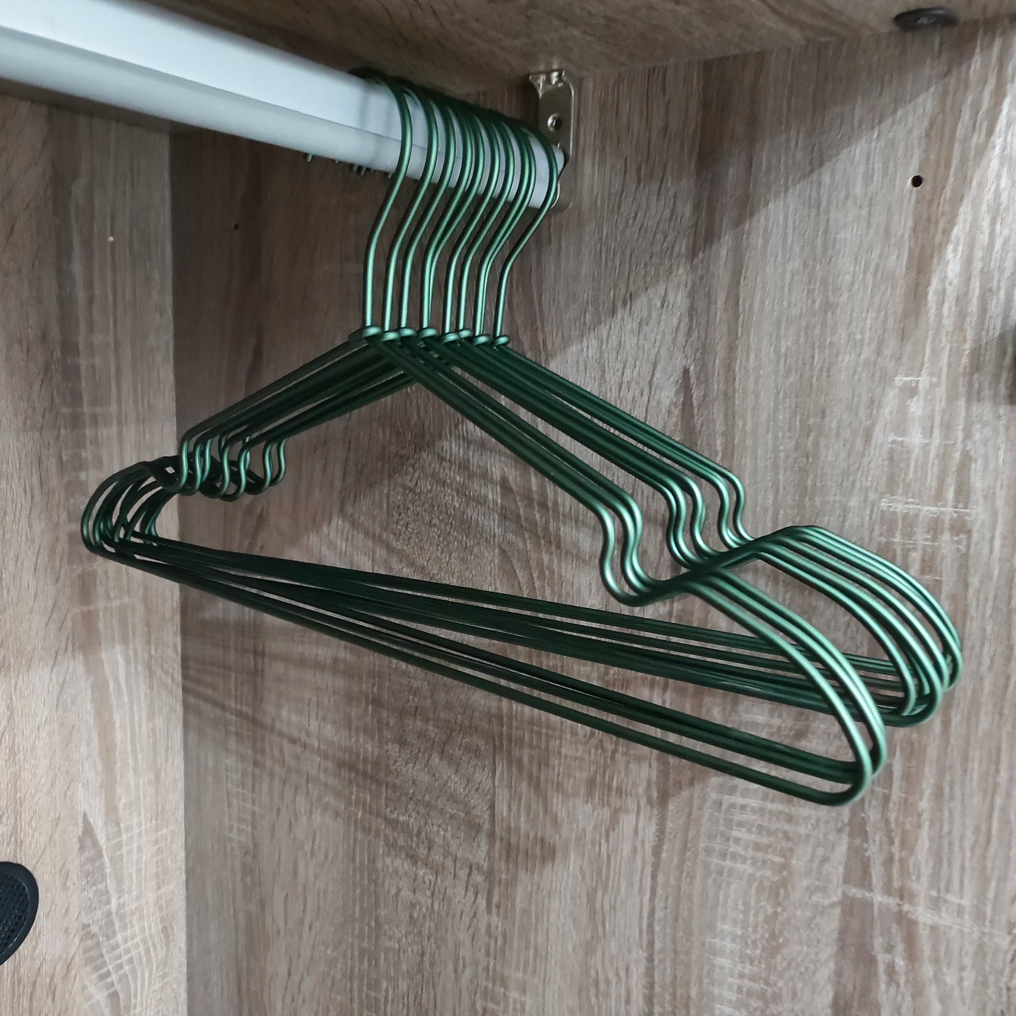 10 PCS Wire Tank Top Hangers ,aluminium Ultra Clothes Hangers, Wardrobe ...