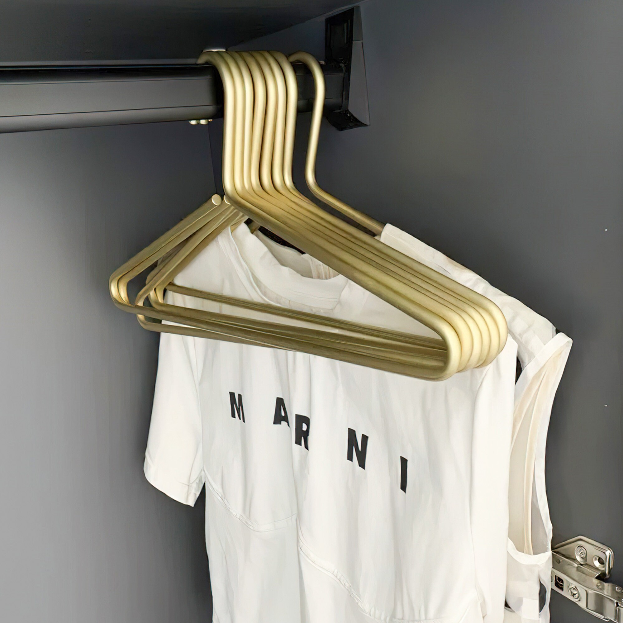 Gold Aluminum Clothes Hangers: Open End, Anti-slip (5/10/20 PCS) - Etsy