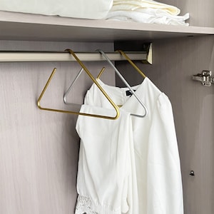 Aluminum Triangle Pants Hanger With Open End, Anti-slip Scarf Hangers ...