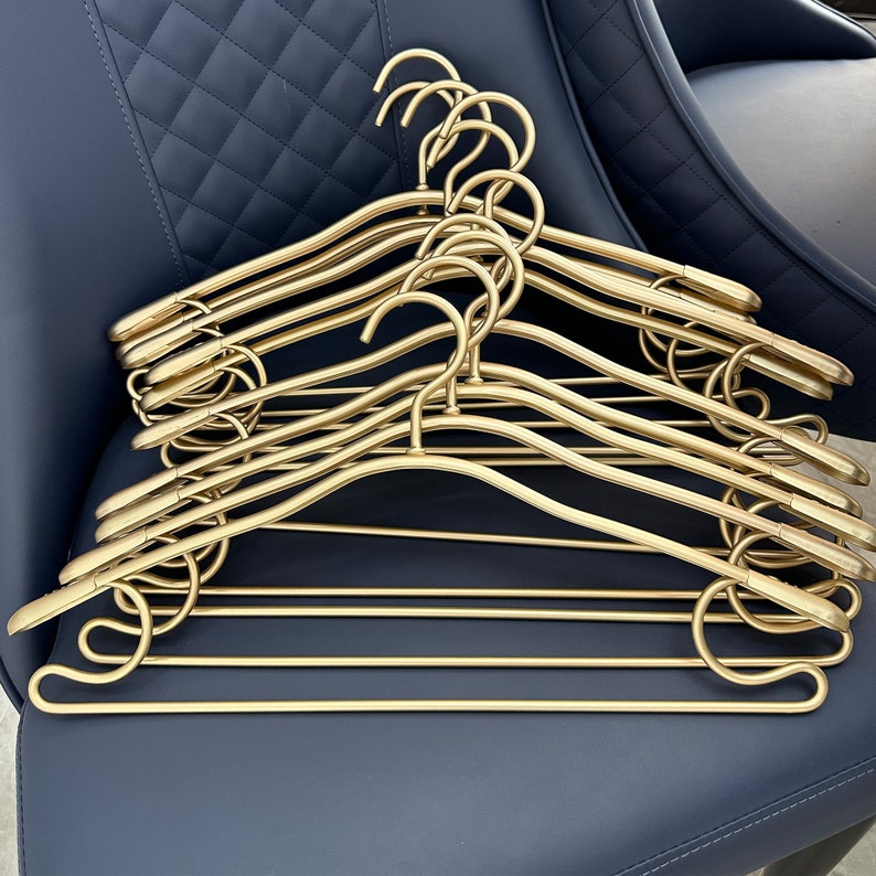 5/10 PCS Premium Gold Aluminum Coat Hangers ,smooth Metal Suit Hangers ...