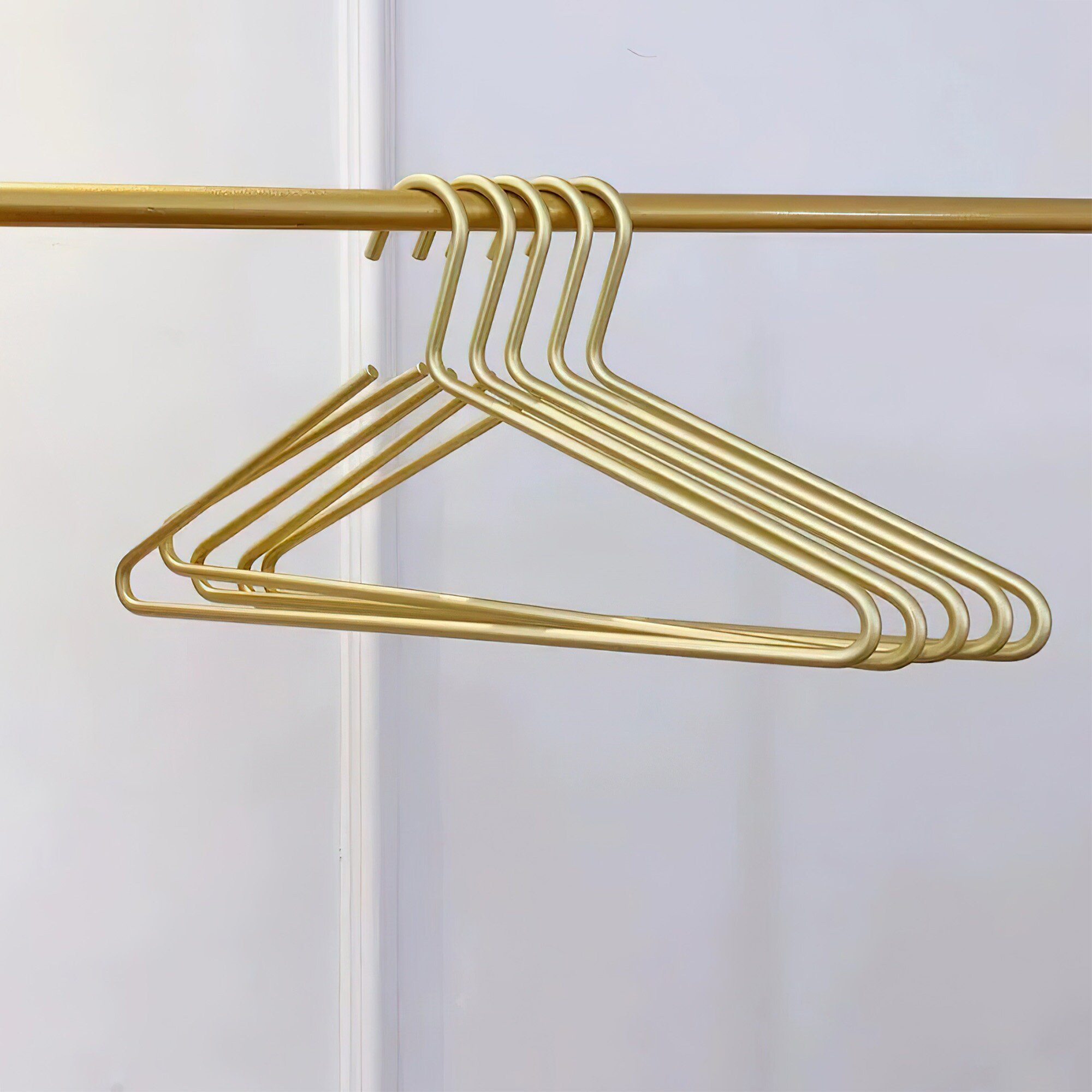 Gold Aluminum Clothes Hangers: Open End, Anti-slip (5/10/20 PCS) - Etsy