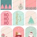 Printable Pink Christmas Gift Tags Pink Printable Christmas - Etsy