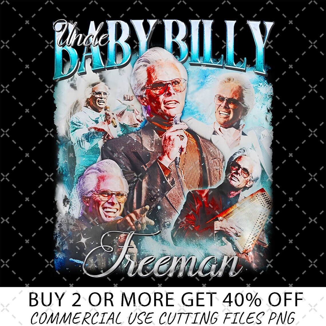 Uncle Baby Billy Freeman Movie Png Bible Bonkers Vintage 90s - Etsy