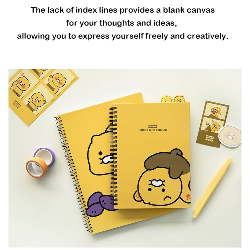 Choonsik Spring Notepad Kakao Friends Note Notebook Journaling Study - Etsy